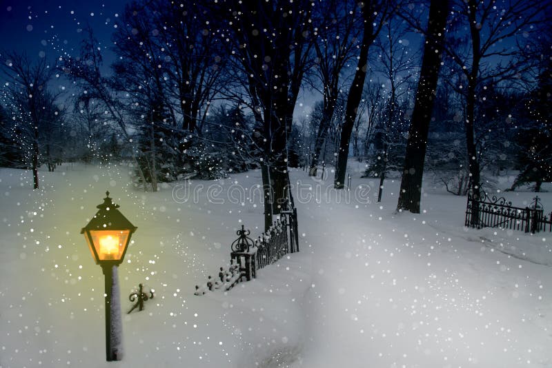 Path in the Snow stock image. Image of lonely, travel - 11801375