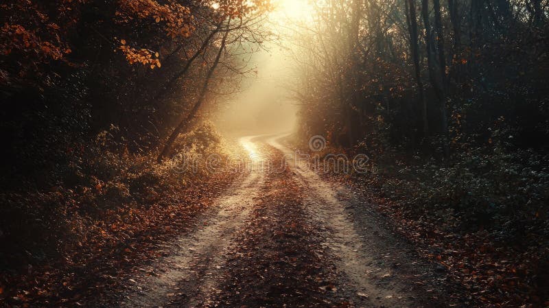 A Path Splitting into Two, Symbolizing Tough Life or Business Decisions ...