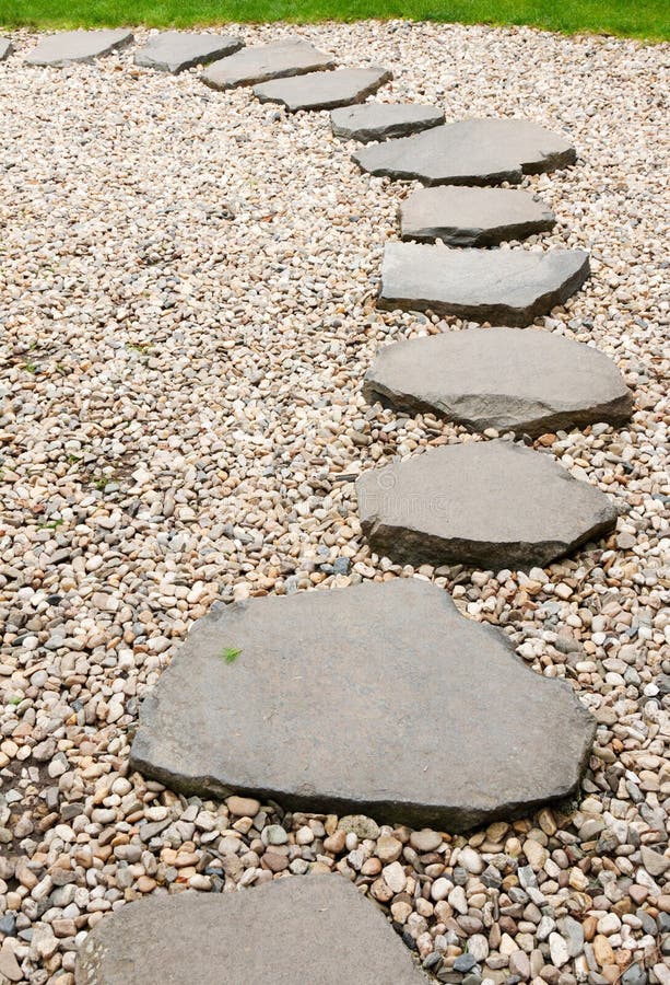 Zen stone path stock image. Image of pebble, outdoors - 32041761