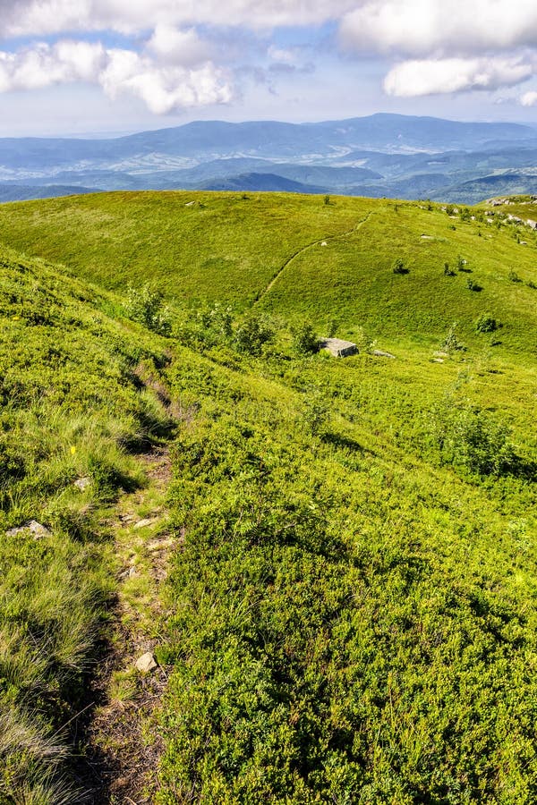 Path among Stones on Hillside Stock Image - Image of nature, range ...