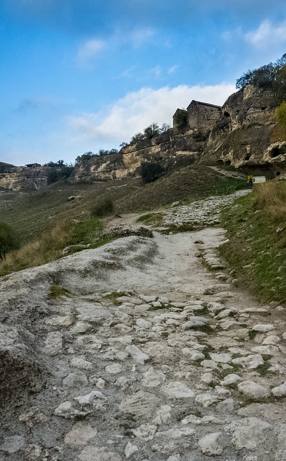 Path of Stones in the Mountains Leads To Caves Stock Photo - Image of ...