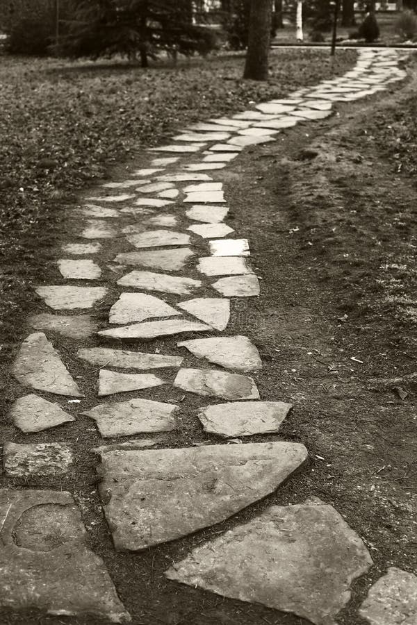 Path of stones stock image. Image of stone, walkway - 266685197