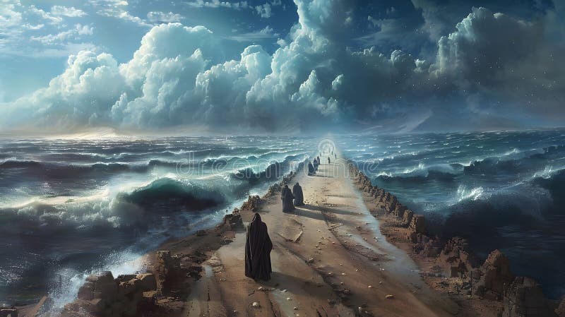 The Path through the Storm stock illustration. Illustration of fantasy ...