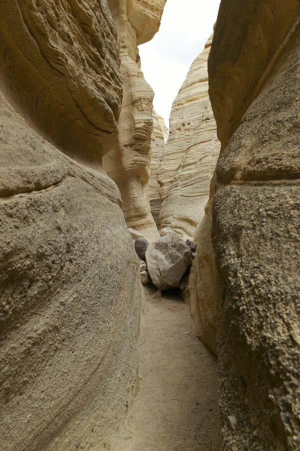 Path through the Tent Rocks Stock Photo - Image of adventure, paths ...