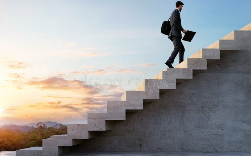 Path To Advancement, a Depiction of Steps in Professional Growth and ...