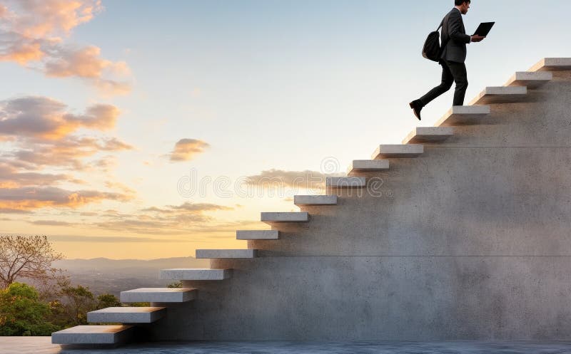 Path To Advancement, a Depiction of Steps in Professional Growth and ...