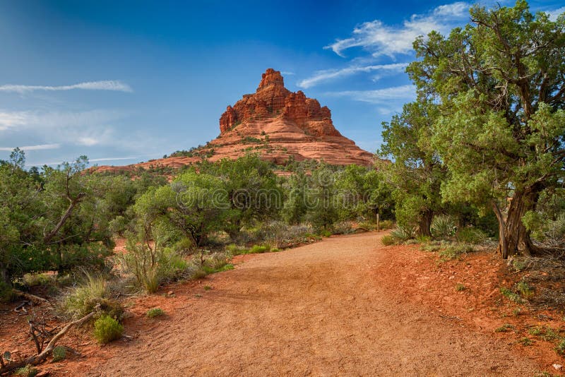 The path to Bell Rock stock image. Image of travel, arizona - 71988759