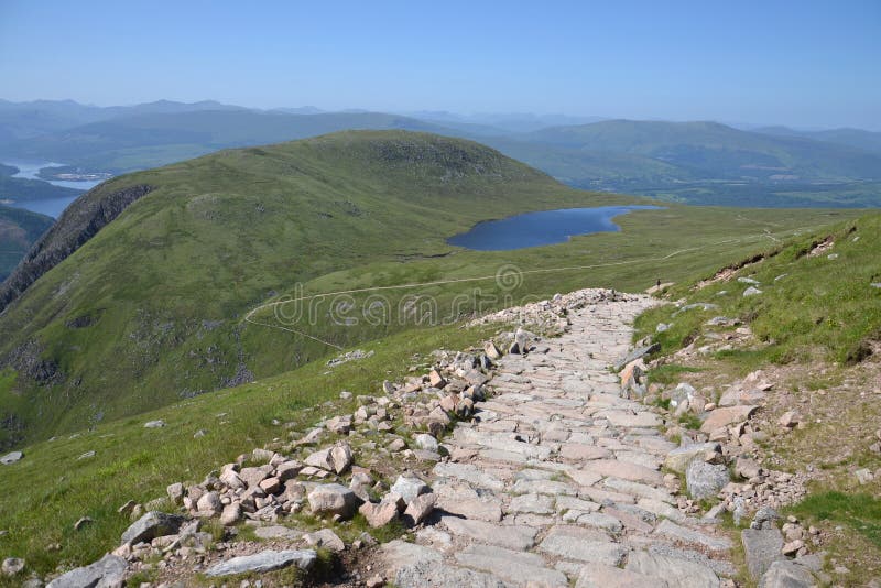 Path To the Ben Nevis Summit Stock Photo - Image of europe, loch: 38562470