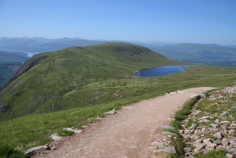 Path To the Ben Nevis Summit Stock Image - Image of hiking, europe ...