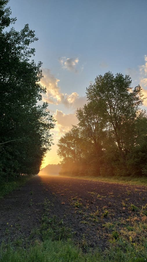Path To a Bright Beautiful Future Stock Image - Image of future, sunset ...