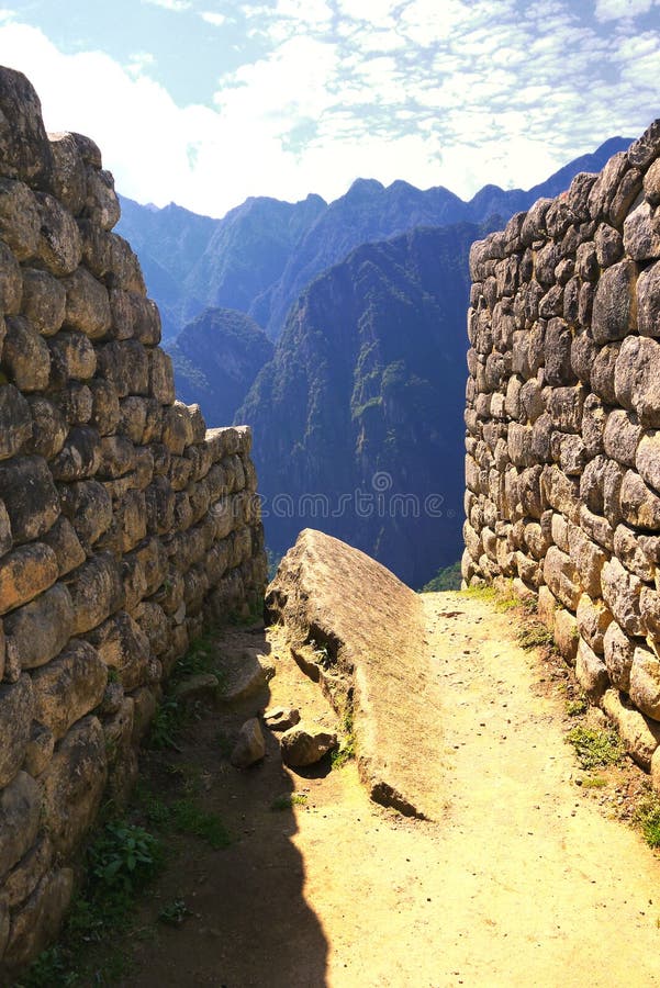 A Path To the Edge of the Cliff. Stock Photo - Image of history, path ...