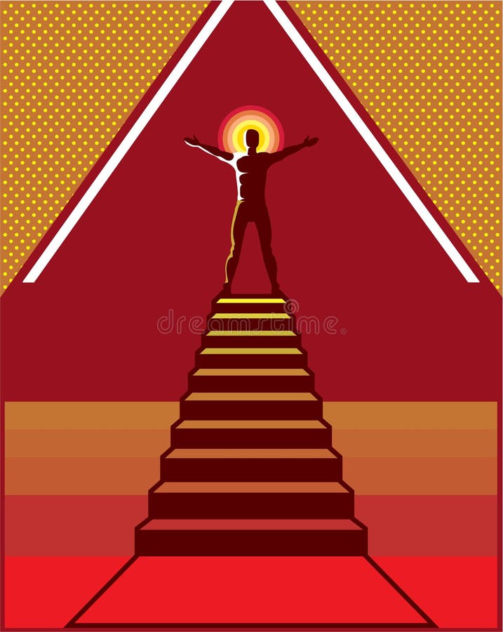 Path to Enlightenment stock vector. Illustration of rebirth - 49281347