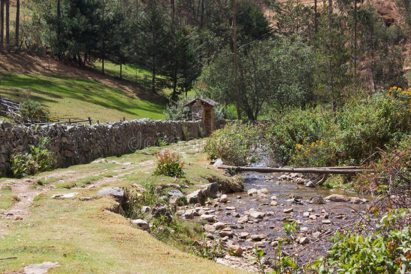 Path to a farm. stock photo. Image of garden, yard, rural - 195513112