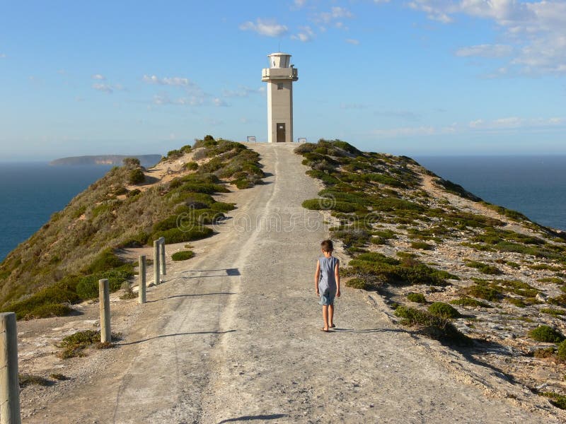 Path to Lighthouse stock image. Image of australia, stroll - 1747527