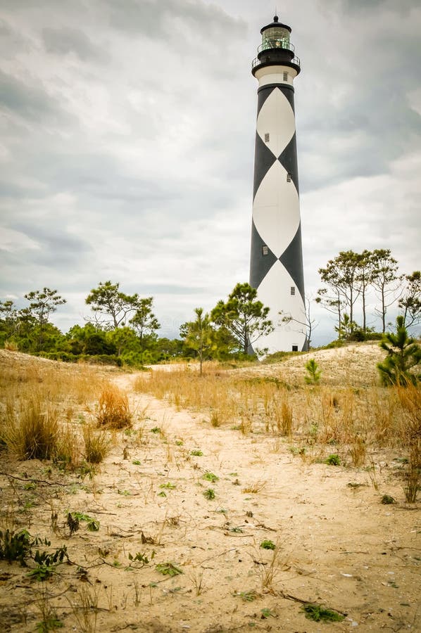 Path to Lookout Lighthouse stock image. Image of lighthouse - 84377315