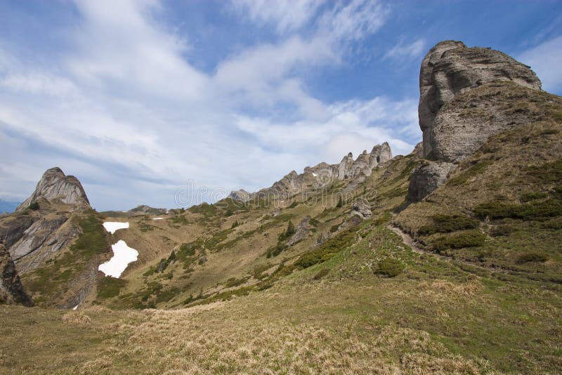 Path to the mountains stock image. Image of ridge, outdoor - 14455197