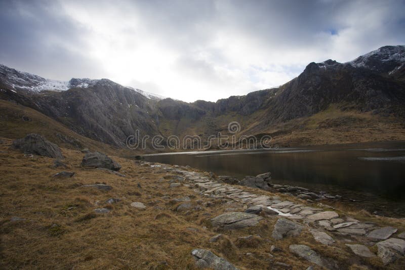Path to the mountains stock image. Image of beautiful - 30870329
