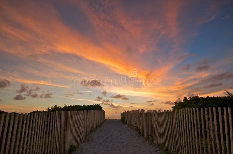 Path to Paradise stock image. Image of serenity, clouds - 7573735