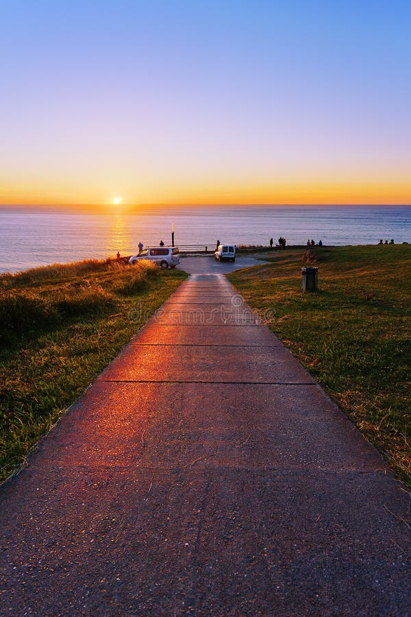 Path to the sea stock photo. Image of cliffs, vasco, clouds - 55851652