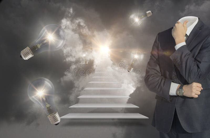 Path to success. stock image. Image of bulb, intellect - 85411727