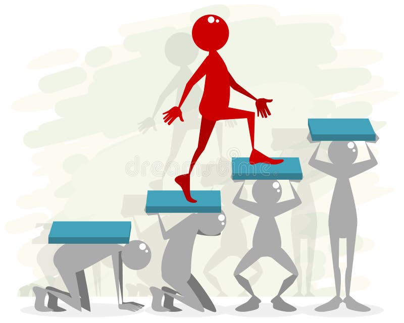 Path to success stock vector. Illustration of sign, cartoon - 144840651