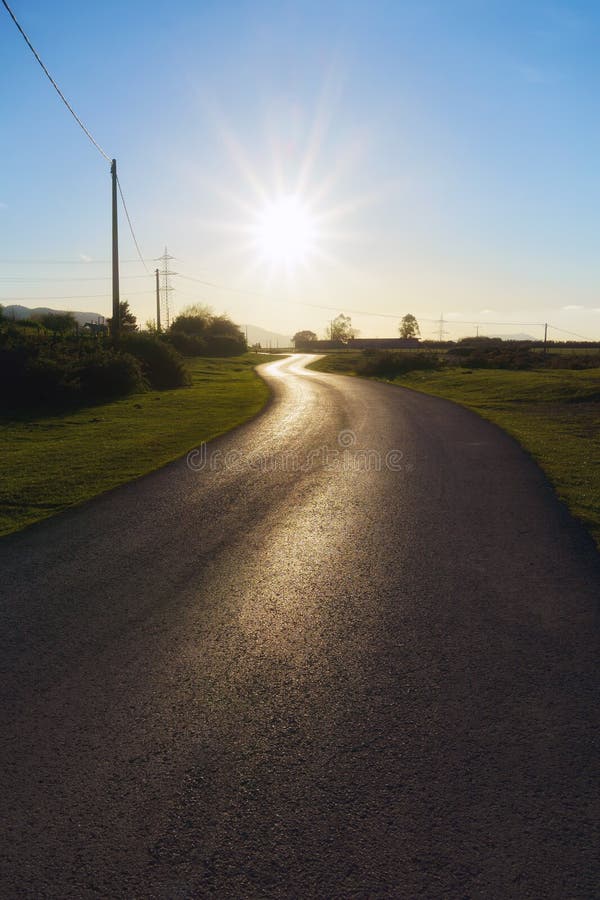 Path to the sun stock image. Image of path, sunny, journey - 70995875