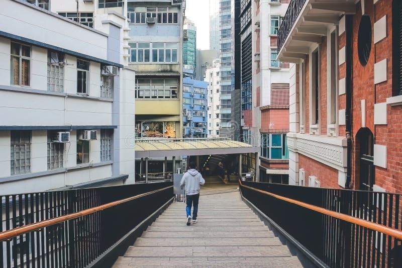 The Path To Tai Kwun Centre Entrance, March 13 2023 Editorial Photo ...