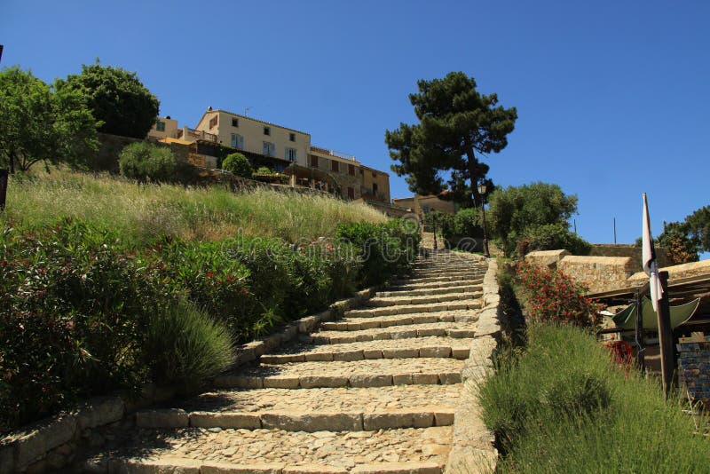 Path to village stock photo. Image of beautiful, medieval - 9937418