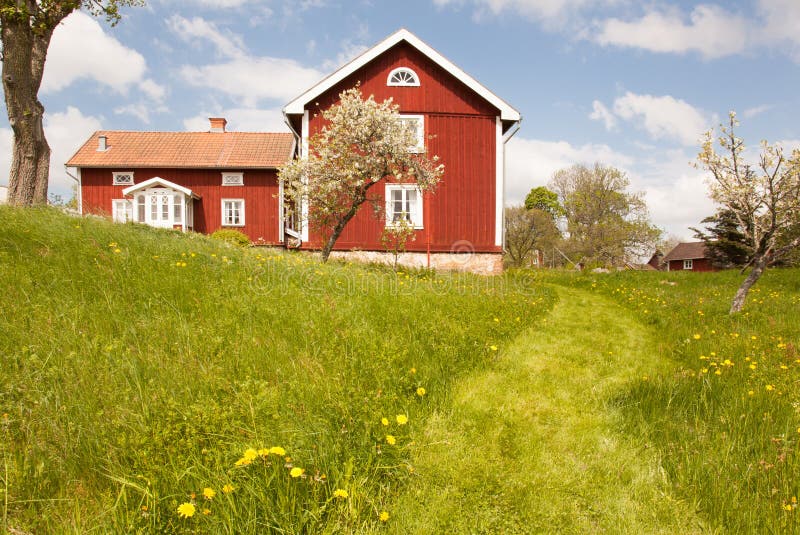 Path to the village. stock image. Image of estate, beautiful - 31610521