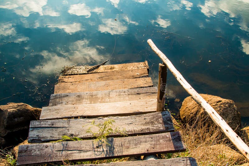 Path to the water stock photo. Image of ocean, foliage - 83661470