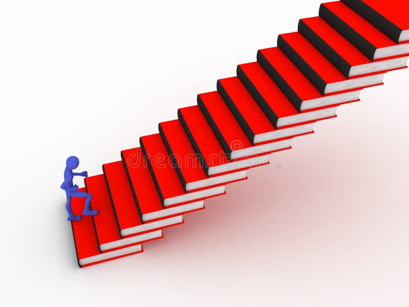 Path to wisdom stock illustration. Illustration of dimensional - 9234879