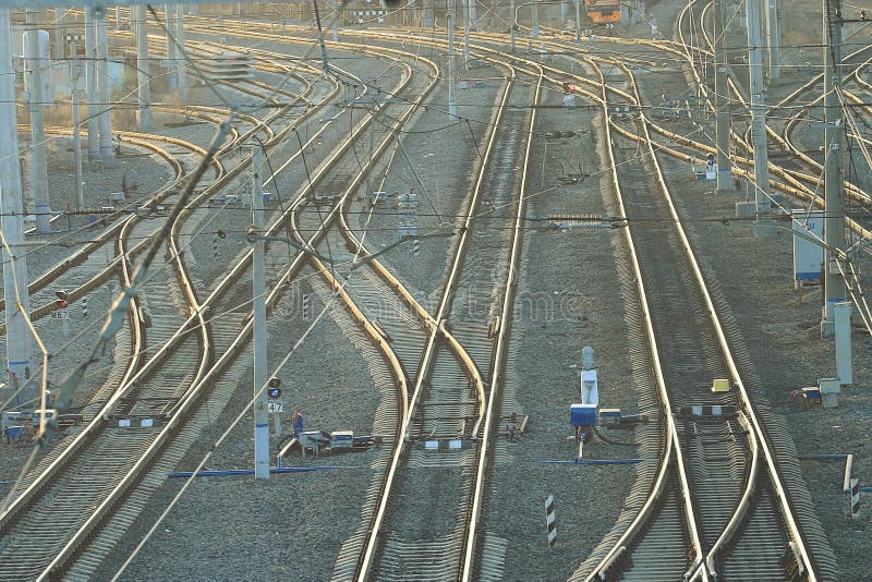 Path train station stock photo. Image of munich, industry - 55465452