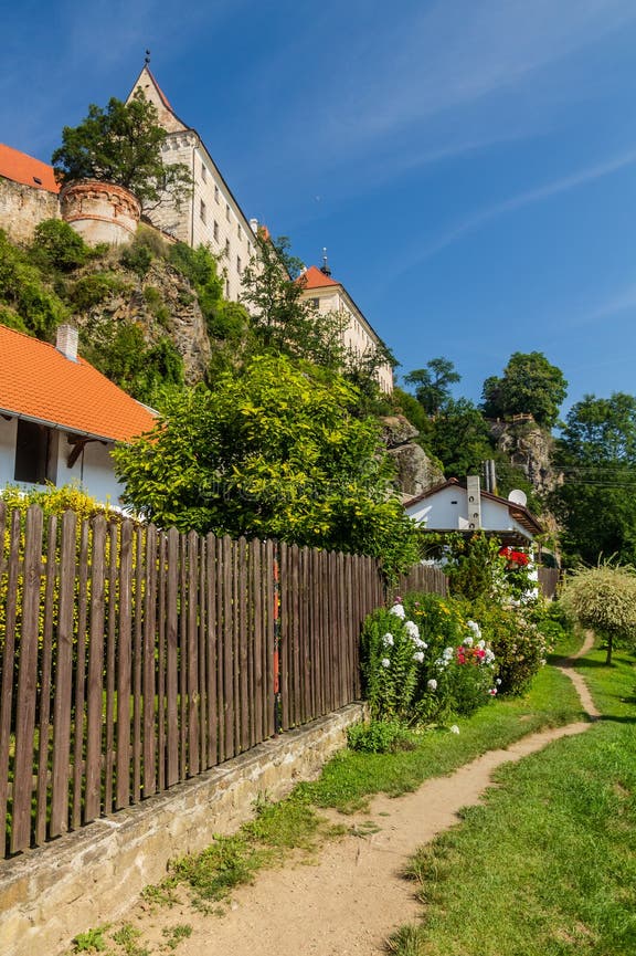 Path Under the Bechyne Castle, Czech Republ Stock Image - Image of ...