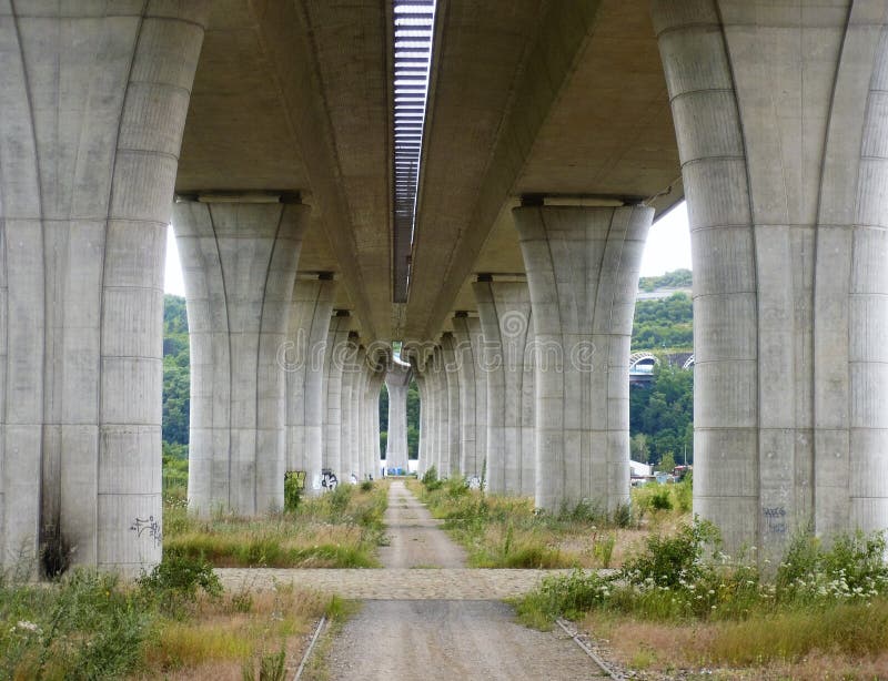 Path Under Cathedral Bridge Stock Photo - Image of pedestrian, modern ...