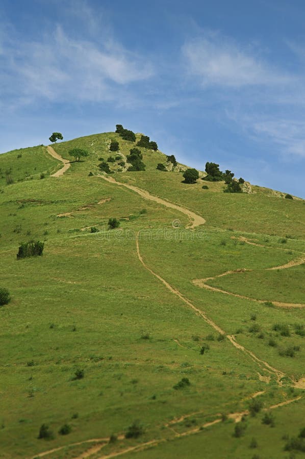 The path up the hill stock photo. Image of stones, heat - 22045578