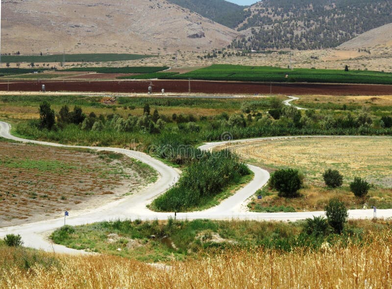 Valley View -Sorek Valley in Israel Stock Photo - Image of valley, wadi ...