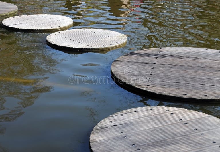 Path through water stock image. Image of holland, dutch - 6027779