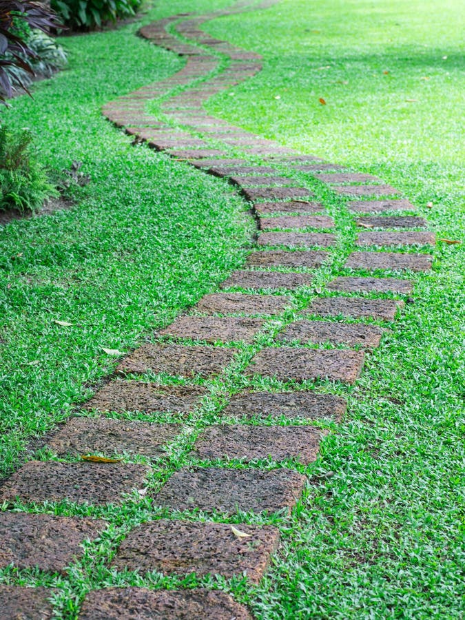 Path Way Decorative in Garden Stock Image - Image of path, decorative ...