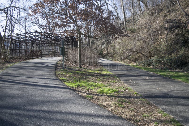 Path stock image. Image of leaves, road, sidewalk, lane - 64496095