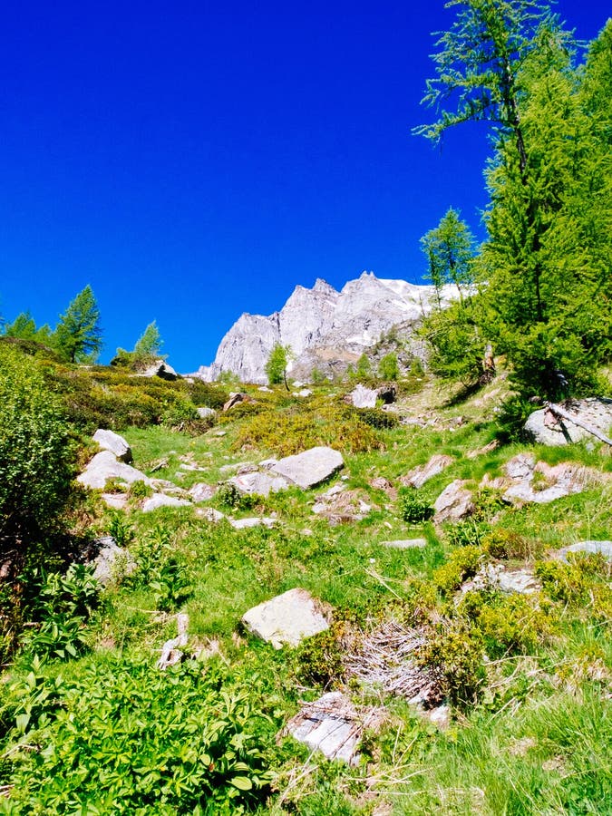 Alpine Landscape, Alpe Devero. Stock Image - Image of mountain, italian ...