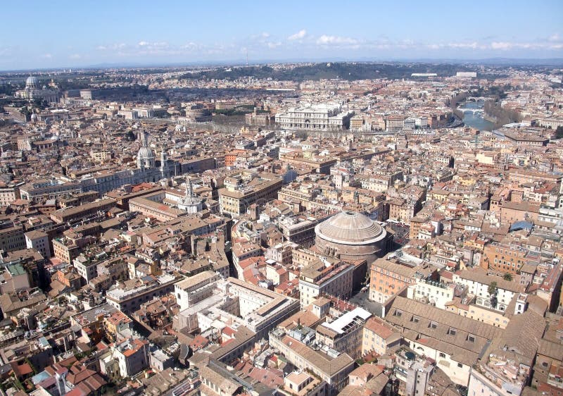 Patheon, Rome stock image. Image of aerial, tourist, rome - 12022691