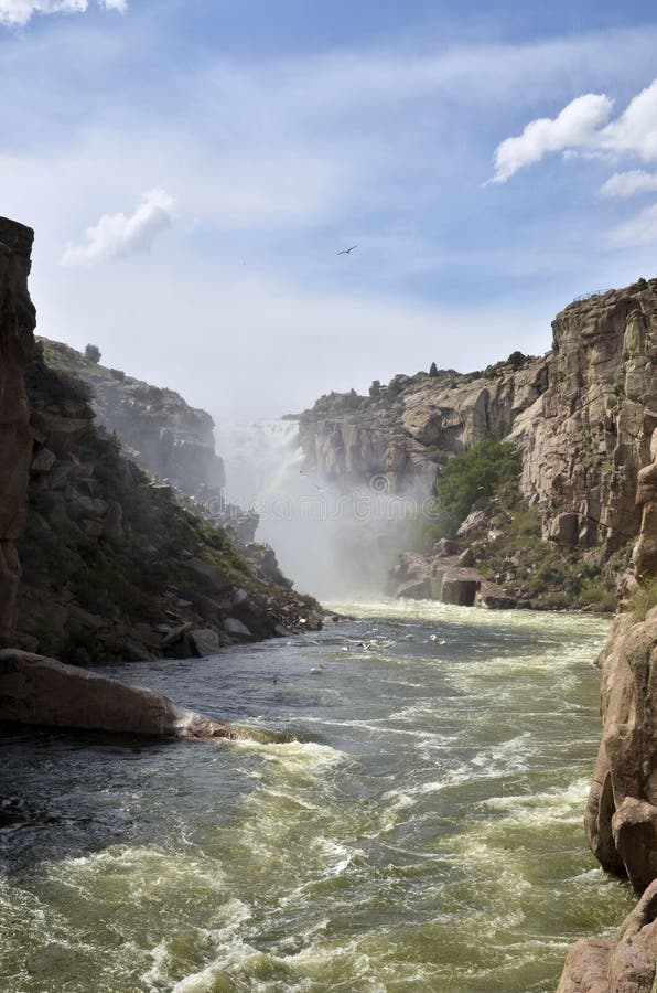Pathfinder Reservoir Overflow Stock Photo - Image of stage, overflowing ...