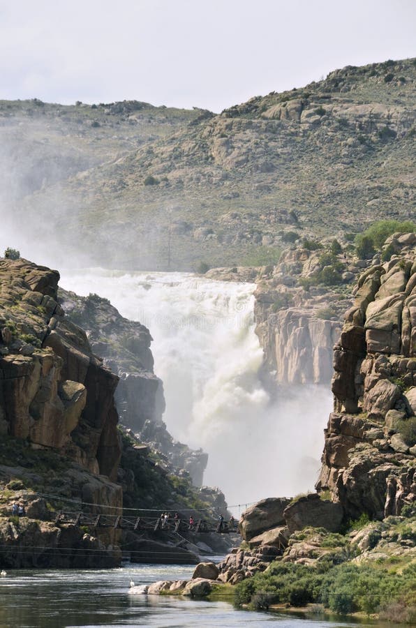 Pathfinder Reservoir Overflow Stock Image - Image of wyoming, states ...