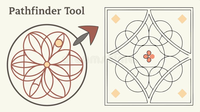 Pathfinder Tool Geometric Symbol, Design Software and Path Manipulation ...