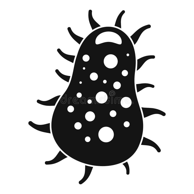 Pathogen Bacteria Icon, Simple Style Stock Vector - Illustration of ...