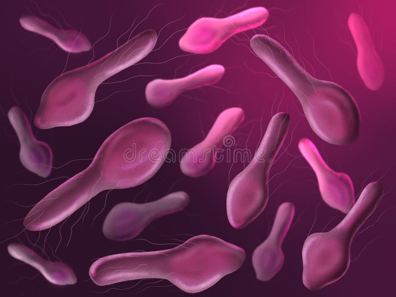 Pathogen of the botulism stock illustration. Illustration of medical ...