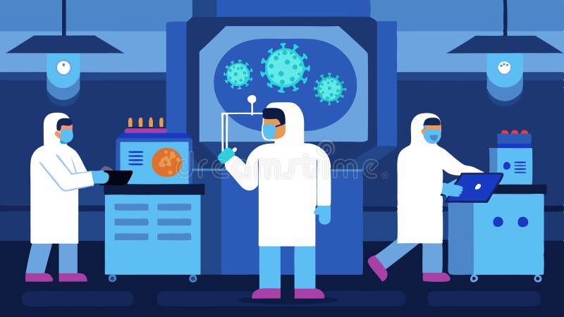 Pathogen Detection Lab a Hightech Laboratory with Advanced Machines ...