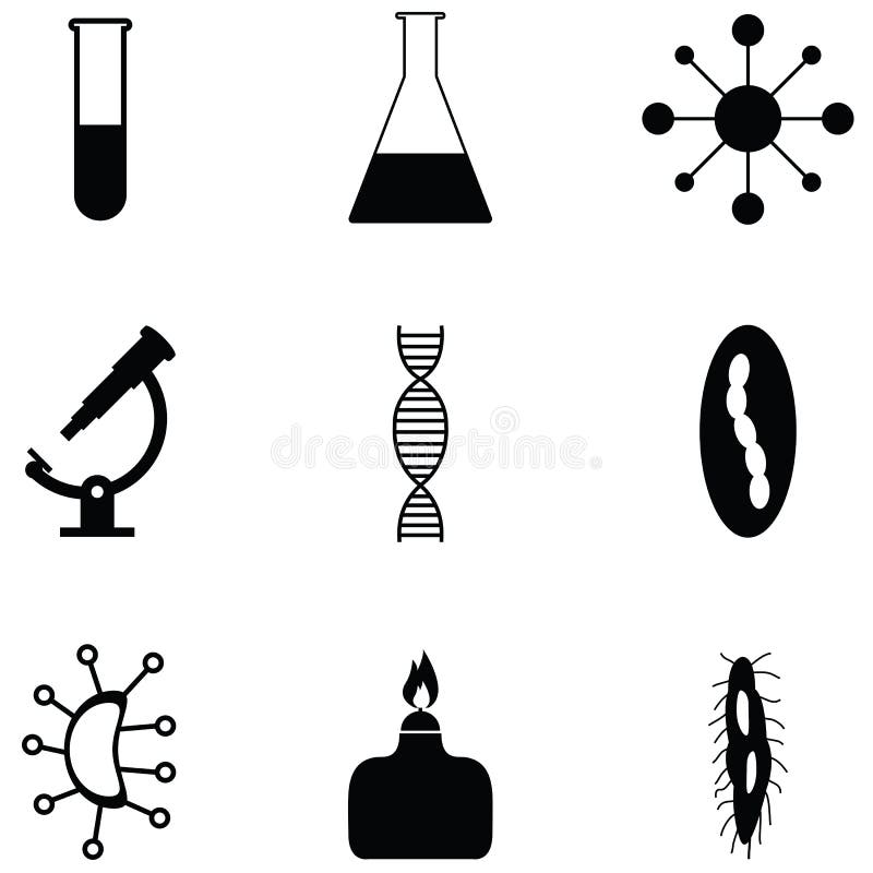 Pathogen icon set stock vector. Illustration of virus - 120569796