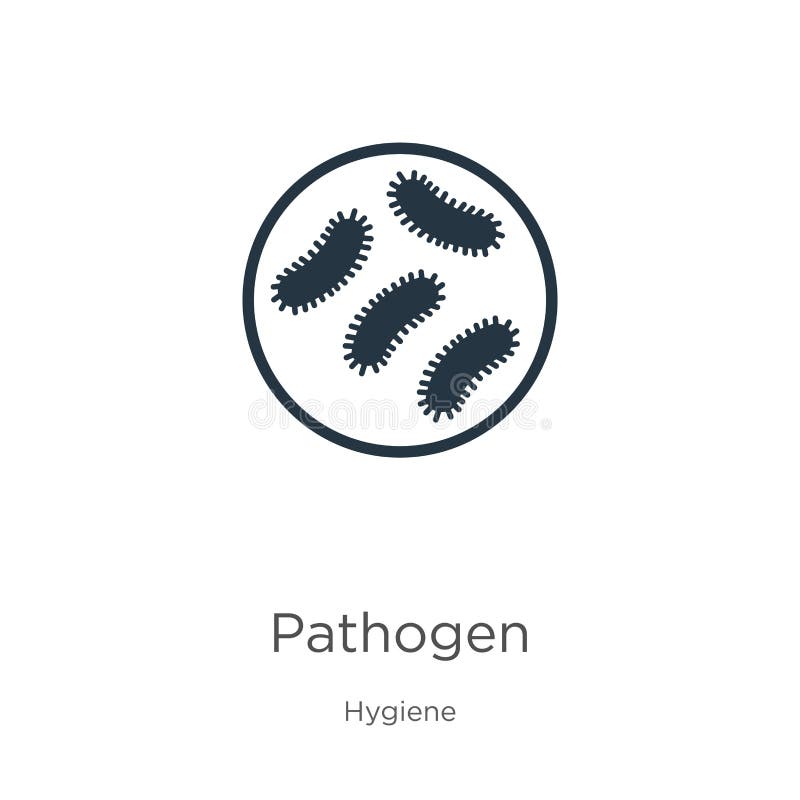 Pathogen Icon Vector. Trendy Flat Pathogen Icon from Hygiene Collection ...