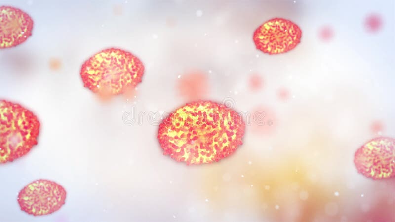 3D Render of a Bacterium Virus Uptake Stock Footage - Video of cells ...